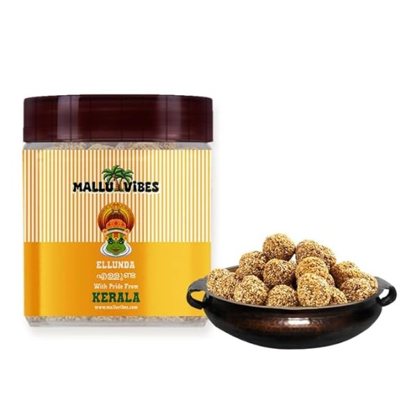 Mallu Vibes Traditional Kerala Sesame Candy (Ellunda)